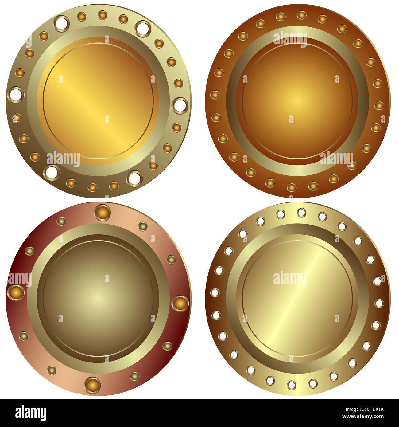 Round rivet Cut Out Stock Images & Pictures - Alamy