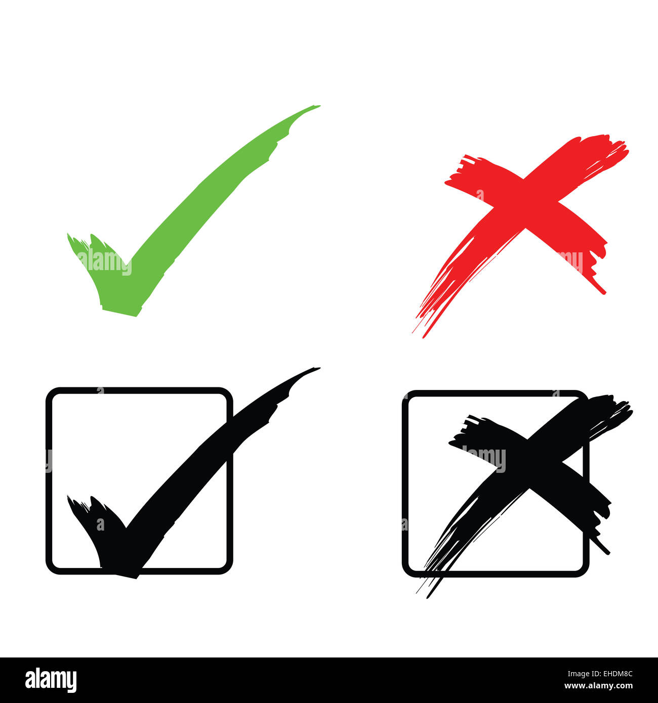 Tick Symbols High Resolution Stock Photography and Images - Alamy