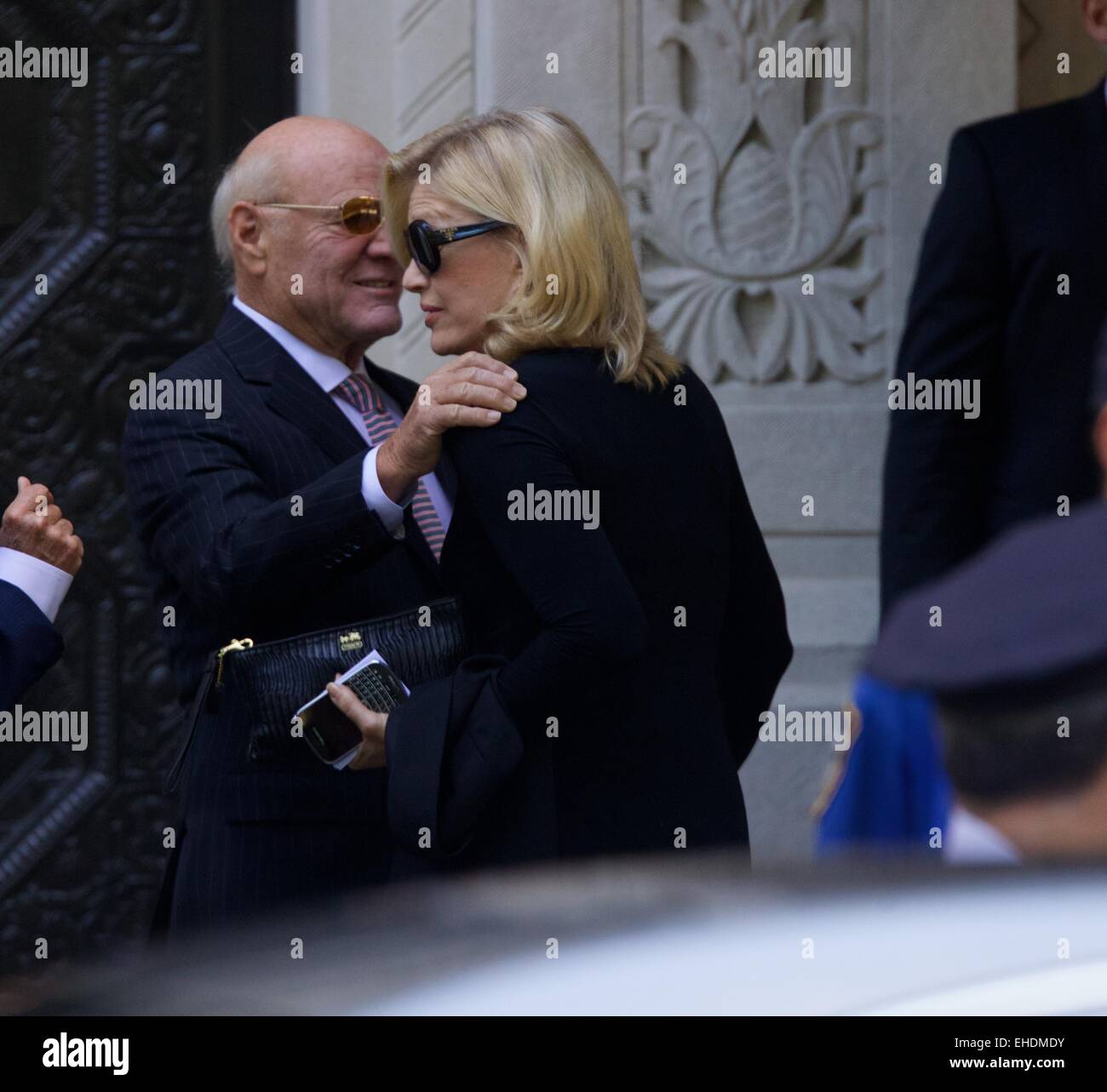 Joan Rivers Memorial Service at Emanu-El Temple in the Upper East side ...