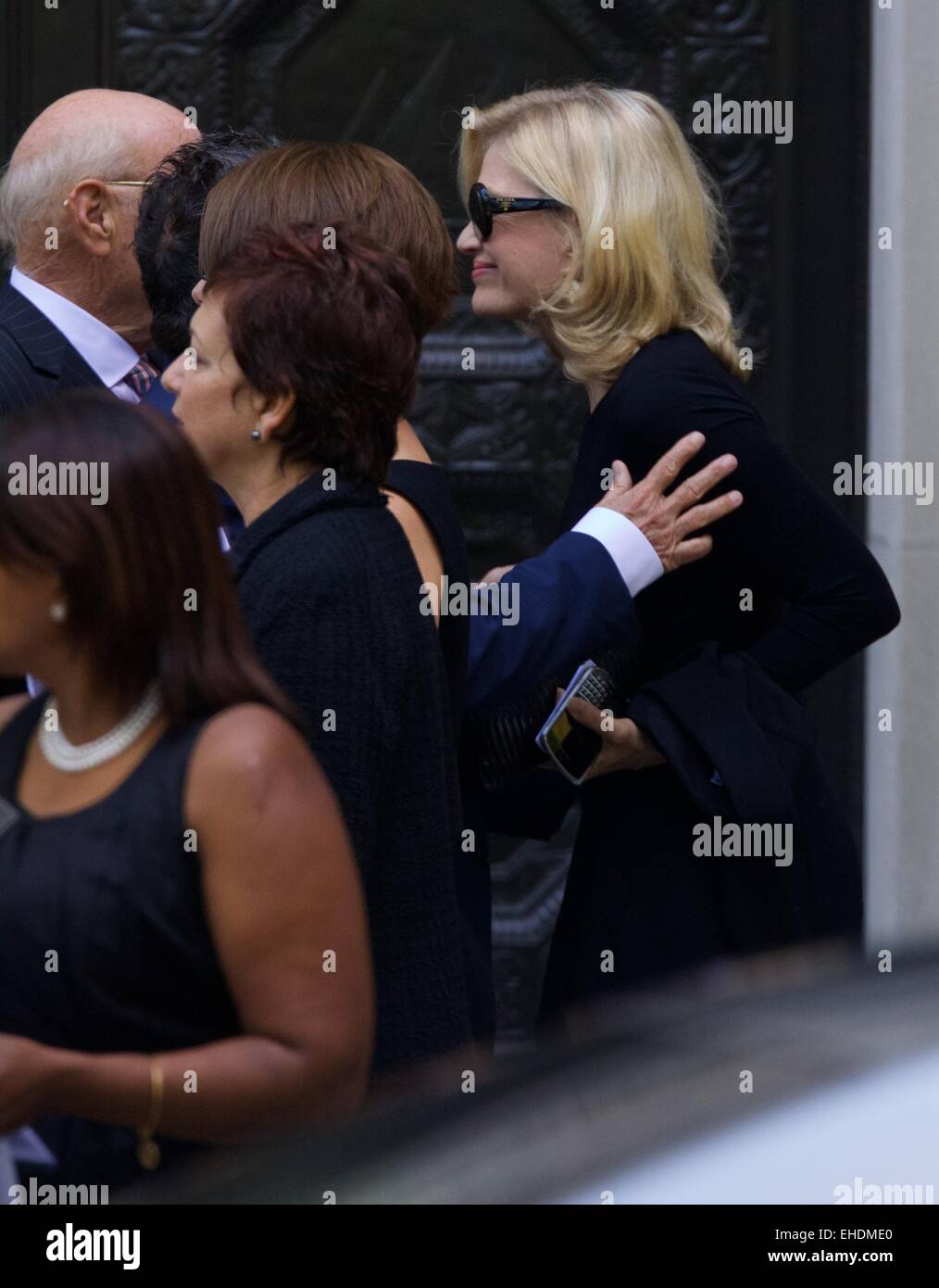 Joan Rivers Memorial Service at Emanu-El Temple in the Upper East side ...