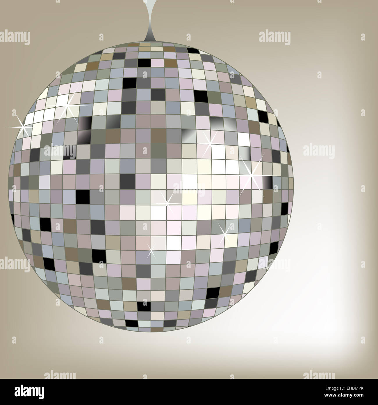 70s Disco Ball Clipart