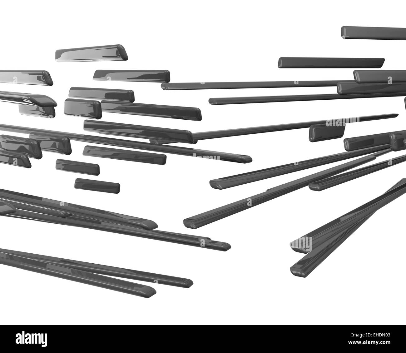 isolated 3d black lines crossing Stock Photo - Alamy