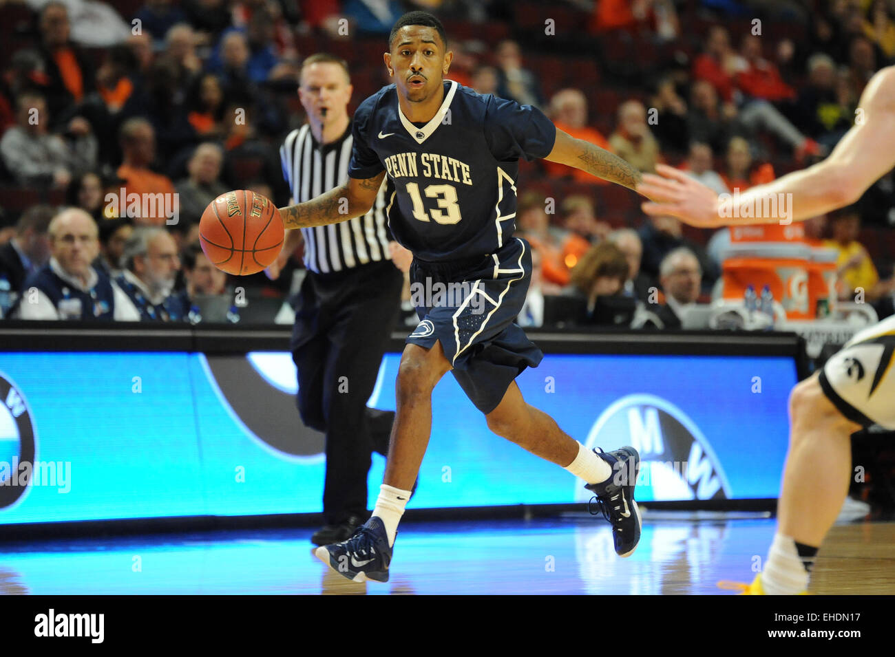 Chicago, IL, USA. 12th Mar, 2015. Penn State Nittany Lions guard Geno ...