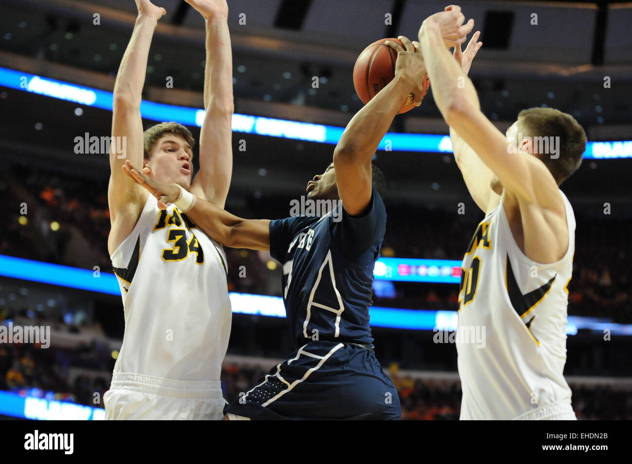 Chicago, IL, USA. 12th Mar, 2015. Penn State Nittany Lions guard Devin ...