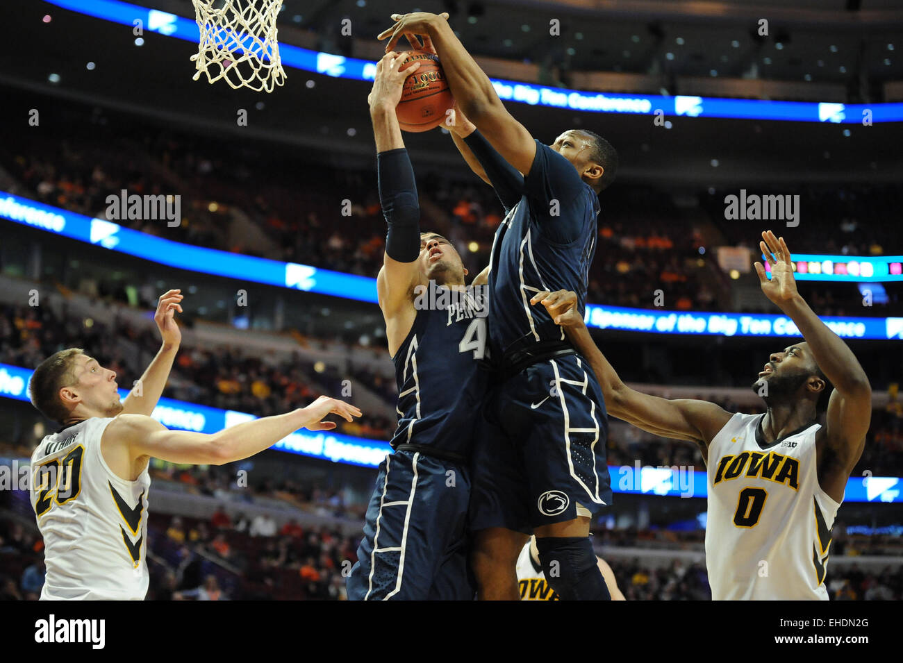 Chicago, IL, USA. 12th Mar, 2015. Penn State Nittany Lions forward Ross ...