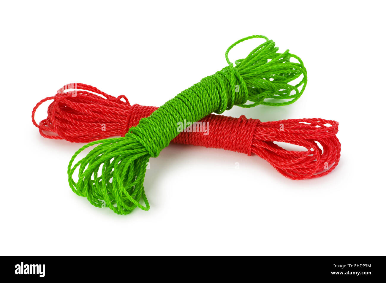 Rope skein isolated on the white background Stock Photo - Alamy