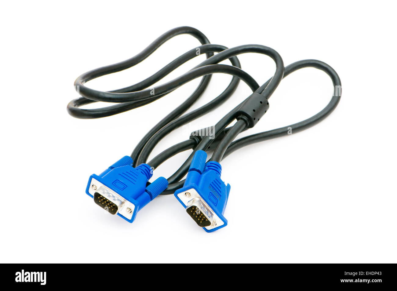 COM cable isolated on white Stock Photo - Alamy