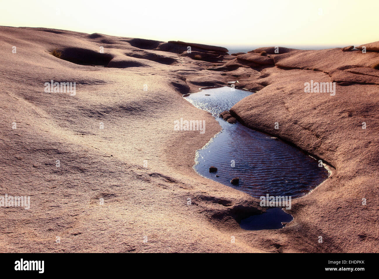 Water in desert mountains Stock Photo - Alamy