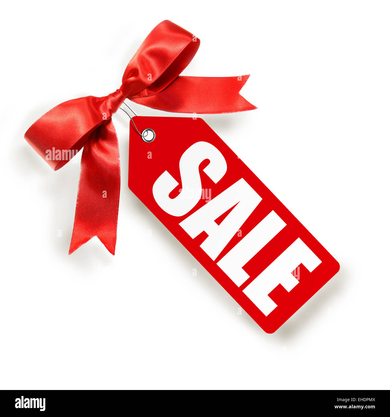 Sales tag isolated on white Stock Photo - Alamy