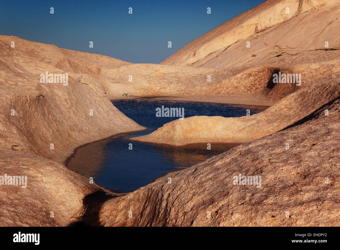 Water in desert mountains Stock Photo - Alamy