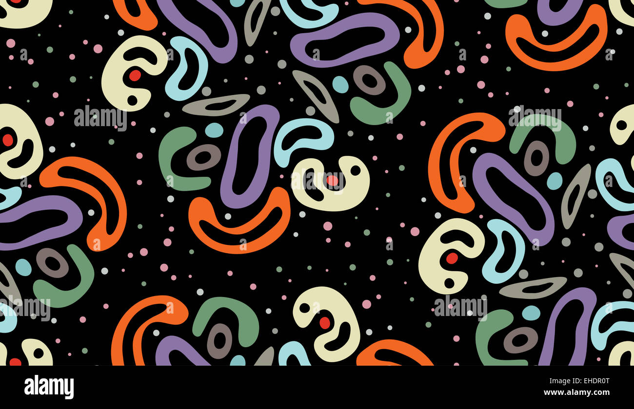 Seamless organic shape background patterns Stock Photo - Alamy