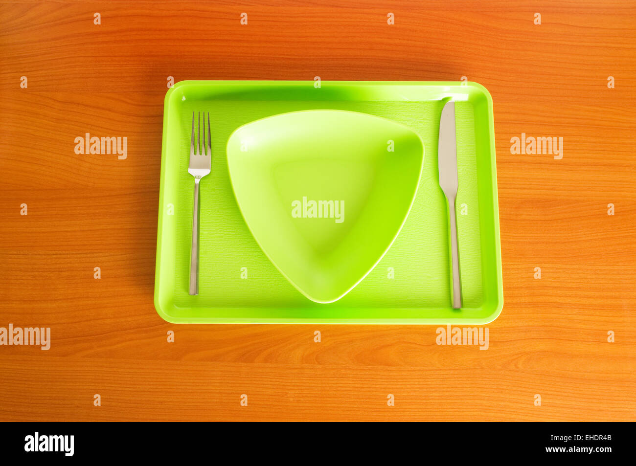 Set of utensils arranged on the table Stock Photo - Alamy