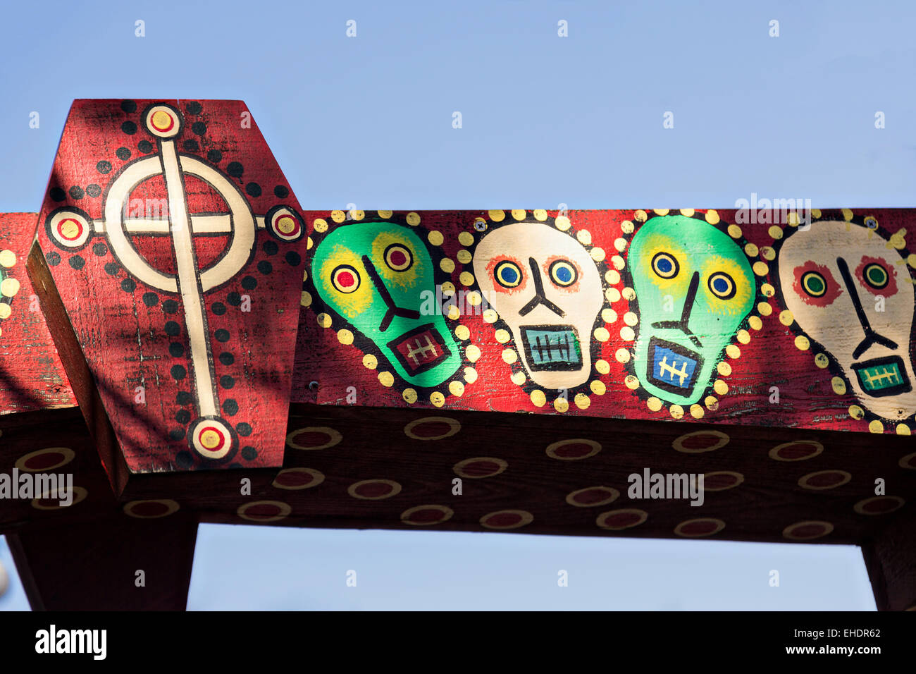 Howard Finster style Folk art decoration at the House of Blues at Main ...