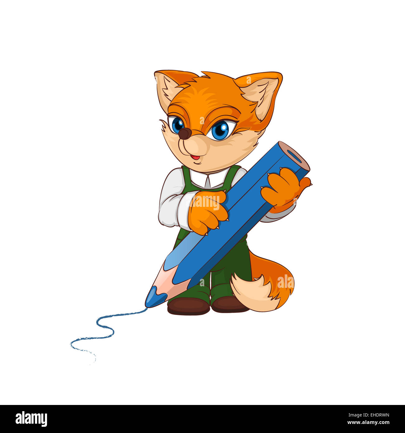 Cartoon fox character Cut Out Stock Images & Pictures - Alamy
