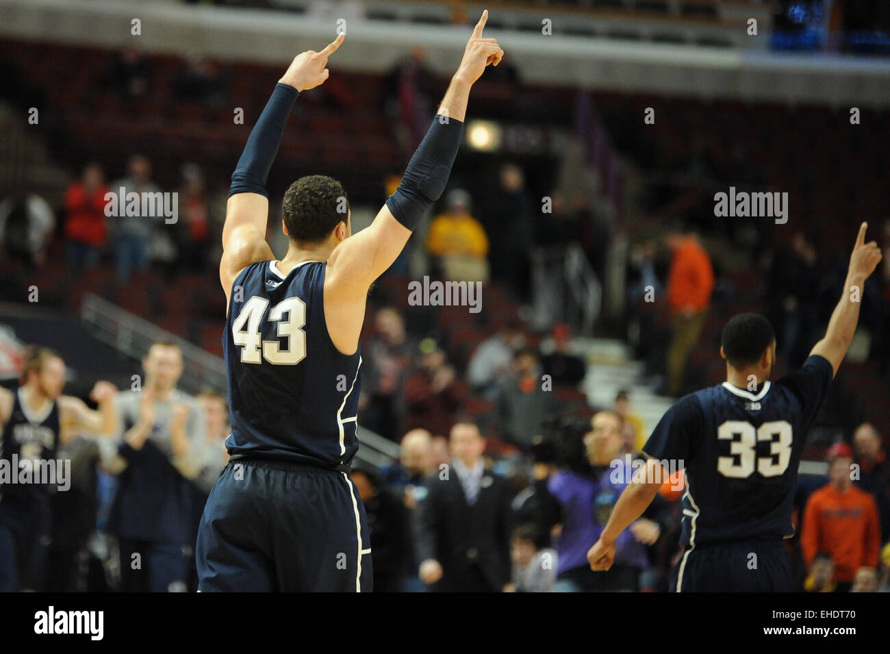 Chicago, Illinois, USA. 12th March, 2015. Penn State Nittany Lions ...