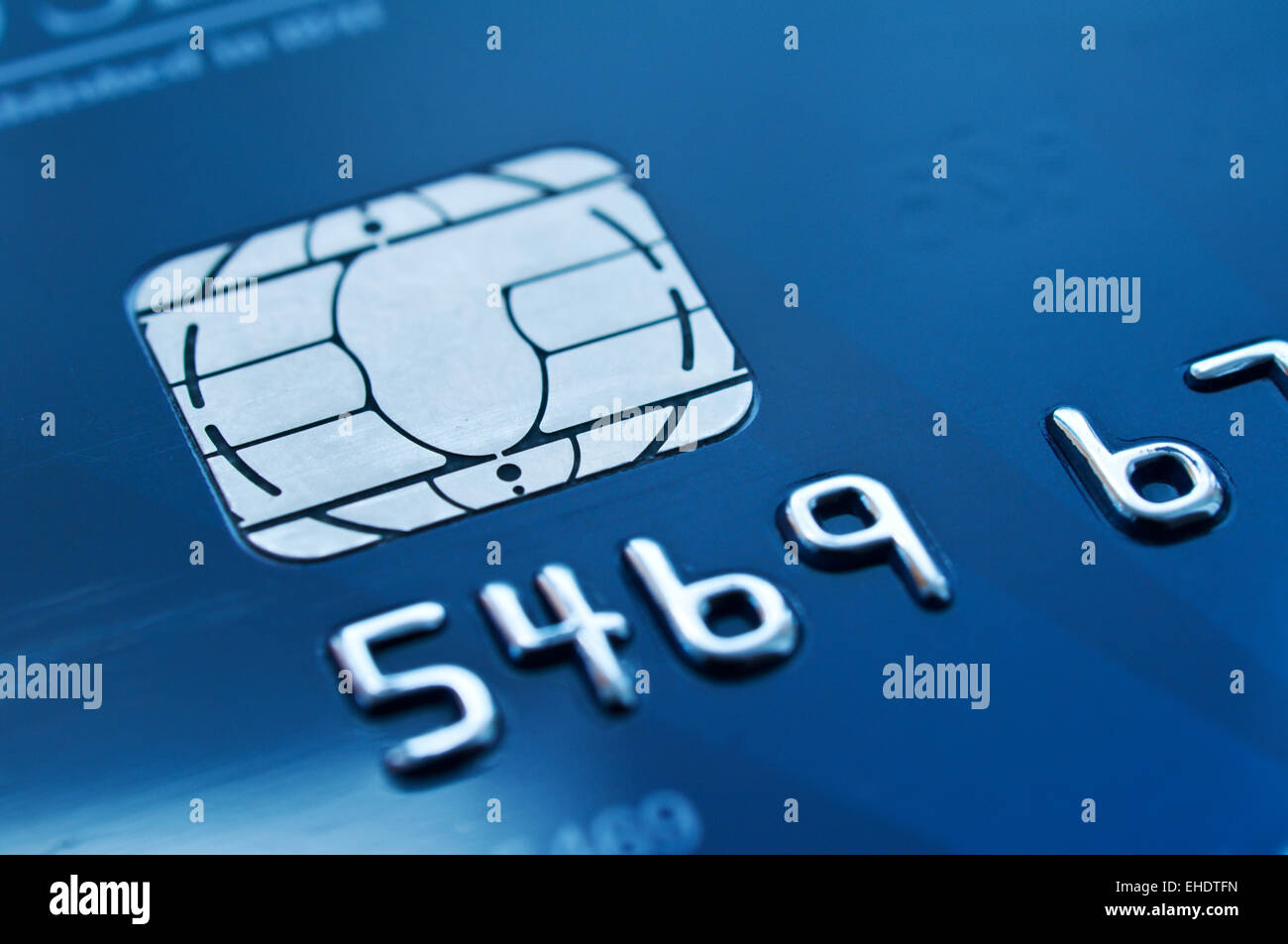 Blue credit card Stock Photo - Alamy