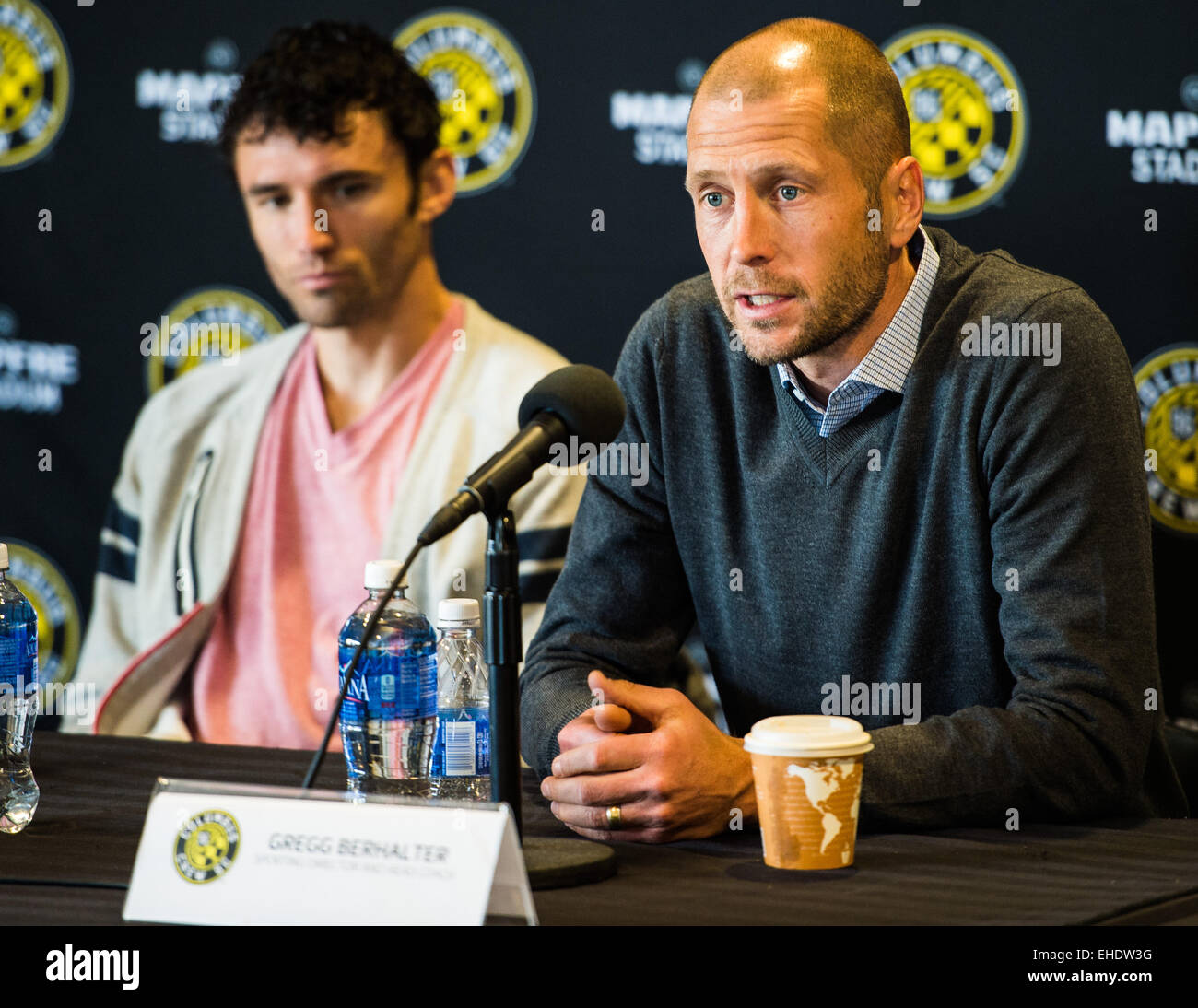 Columbus, Ohio, USA. 12th Mar, 2015. Crew SC head coach Gregg Berhalter ...