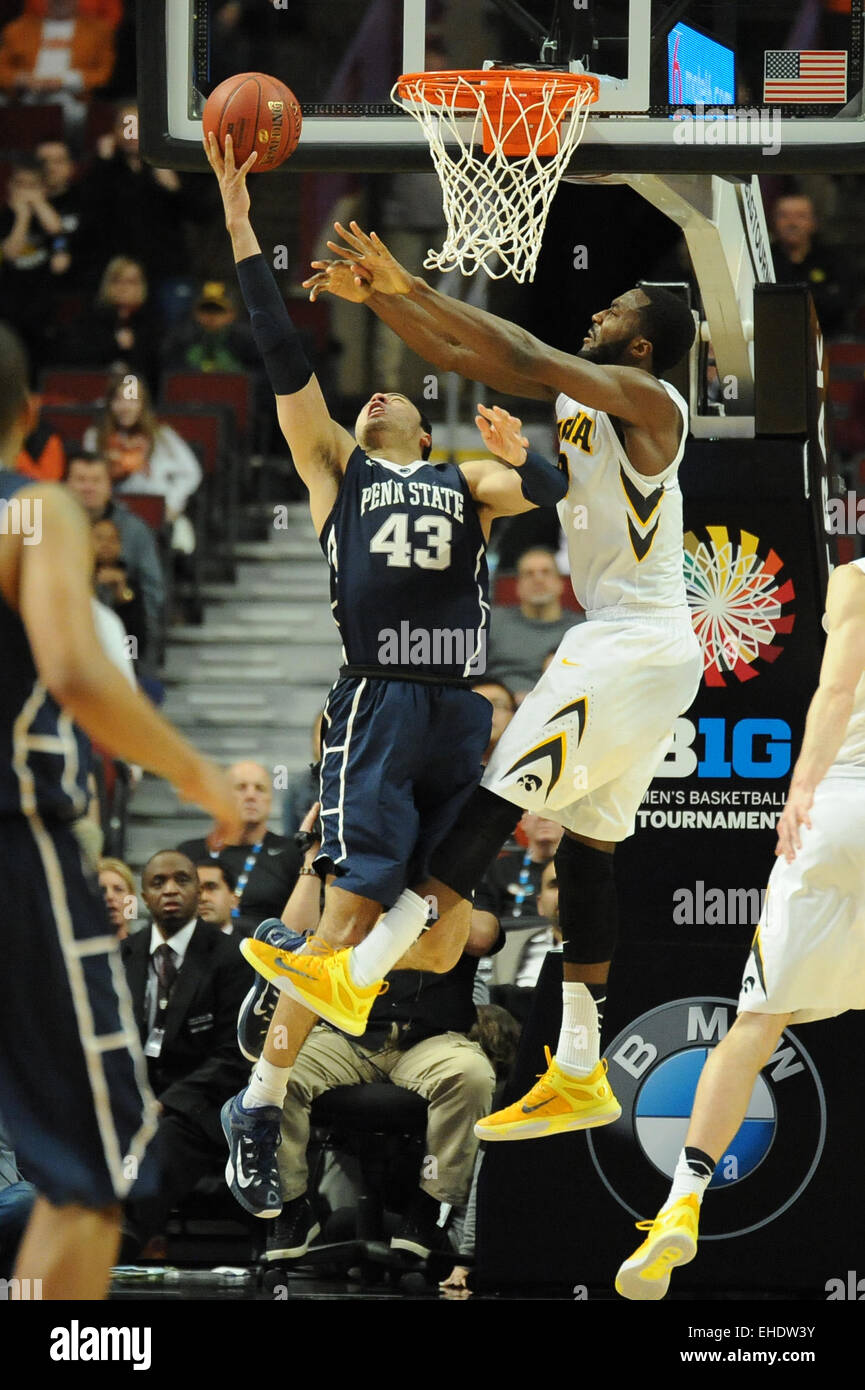 Chicago, Illinois, USA. 12th March, 2015. Penn State Nittany Lions ...
