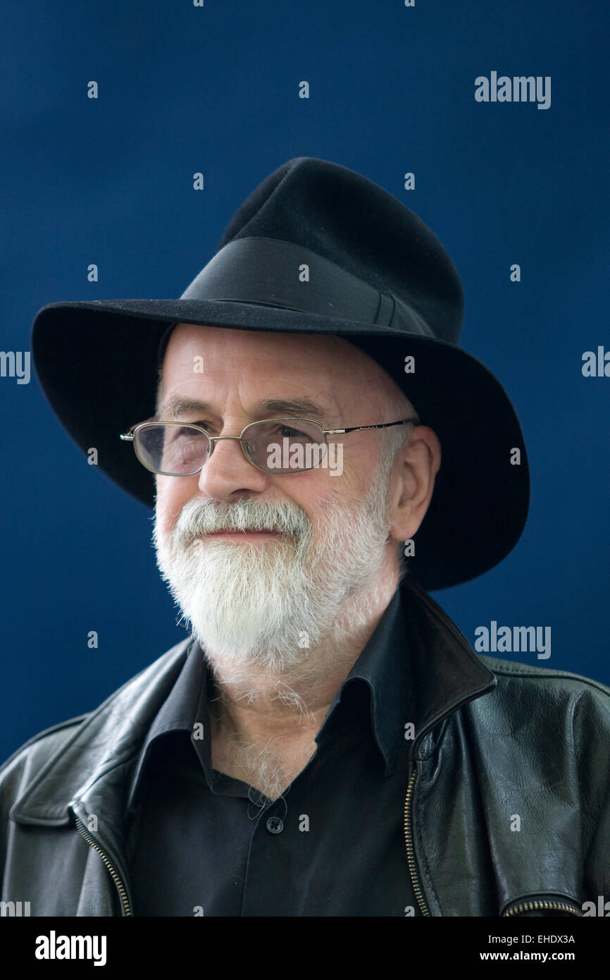 English fantasy, science fiction and children's author Terry Pratchett ...