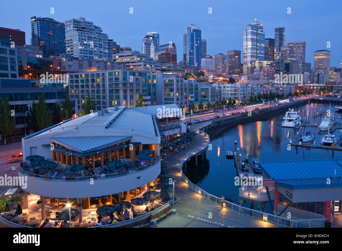 OUTDOOR RESTAURANT PIER 66 BELL STREET MARINA ELLIOT BAY DOWNTOWN ...