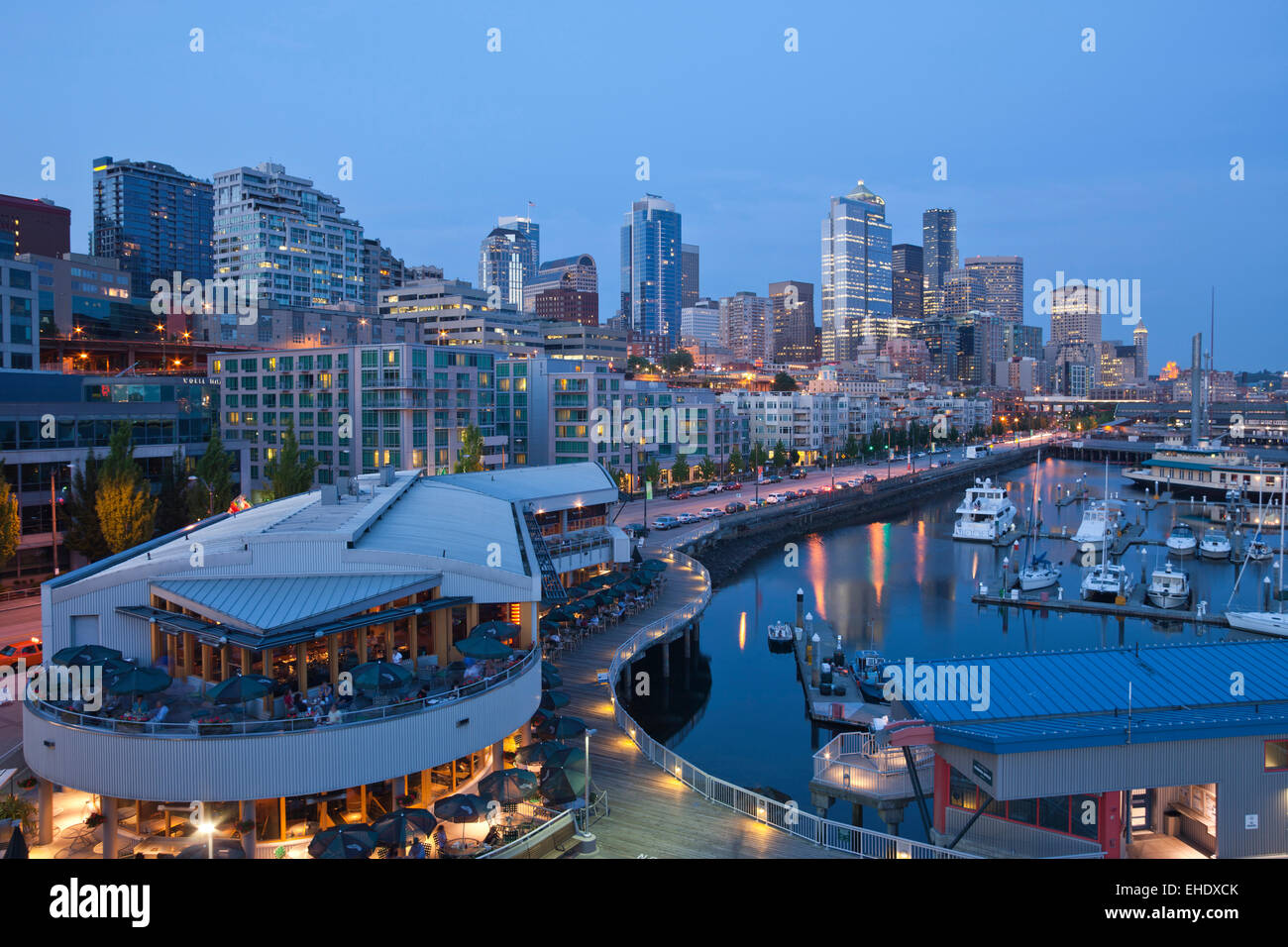 OUTDOOR RESTAURANT PIER 66 BELL STREET MARINA ELLIOT BAY DOWNTOWN ...