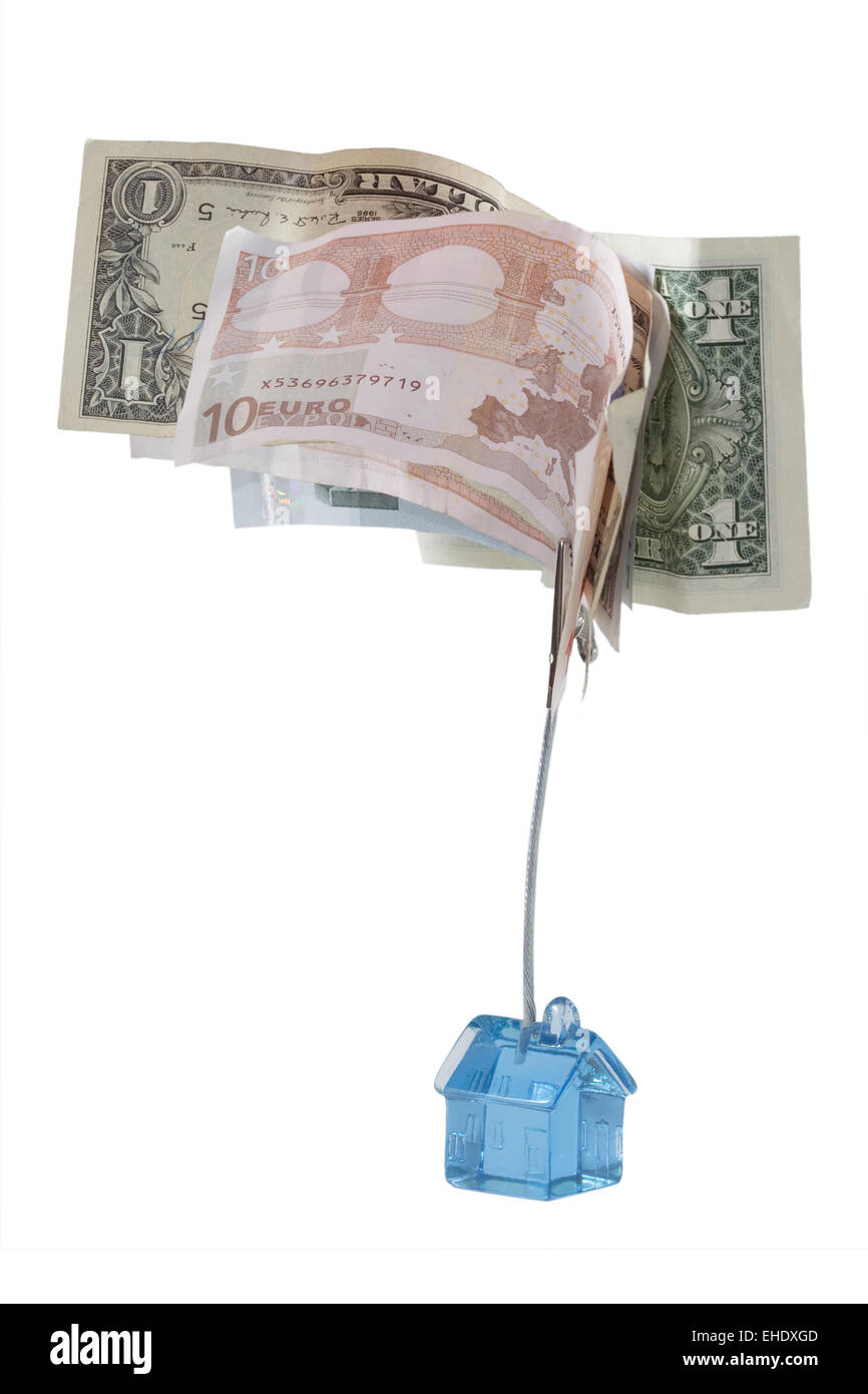 house and money Stock Photo - Alamy