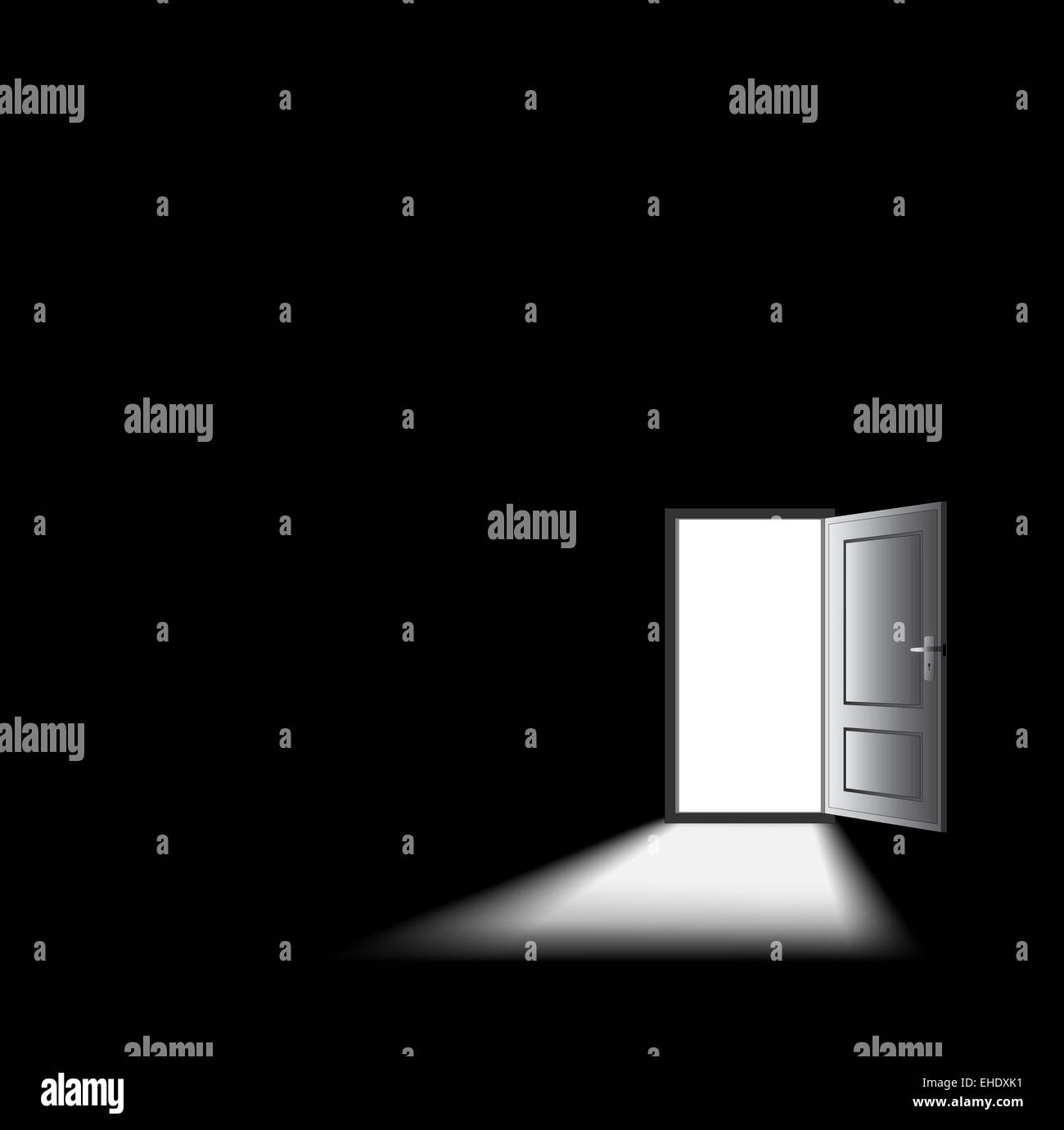Open door light shadow hi-res stock photography and images - Alamy