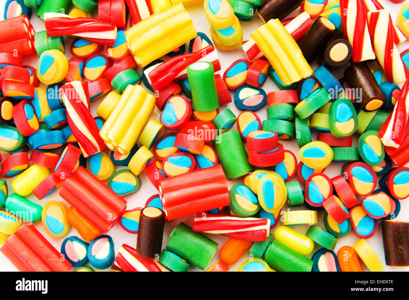 Background made of colourful sweets Stock Photo - Alamy