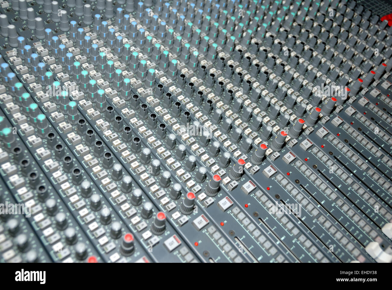 Sound mixing console Stock Photo - Alamy