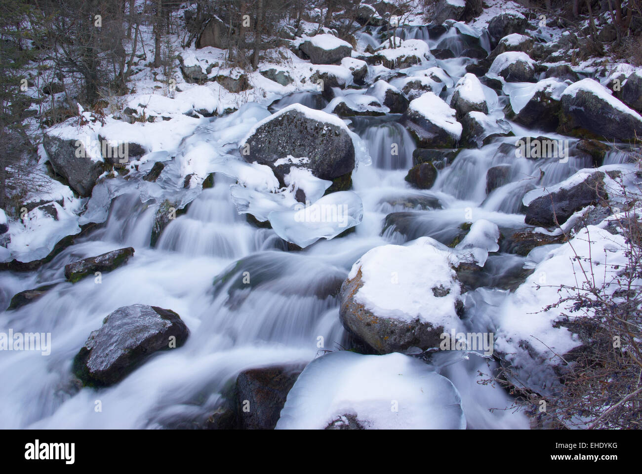 Water and ice Stock Photo - Alamy