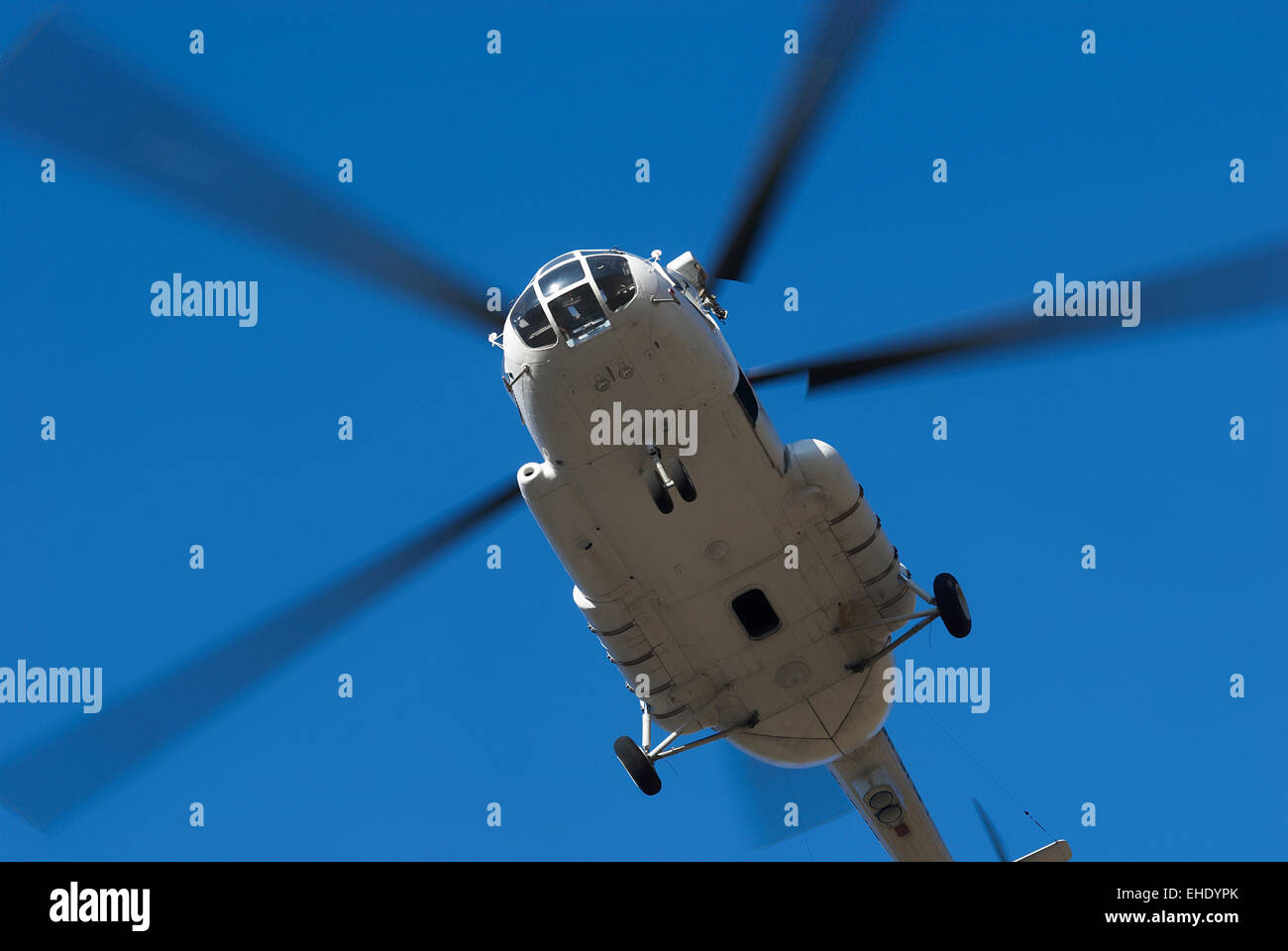 Fly big helicopter Stock Photo - Alamy