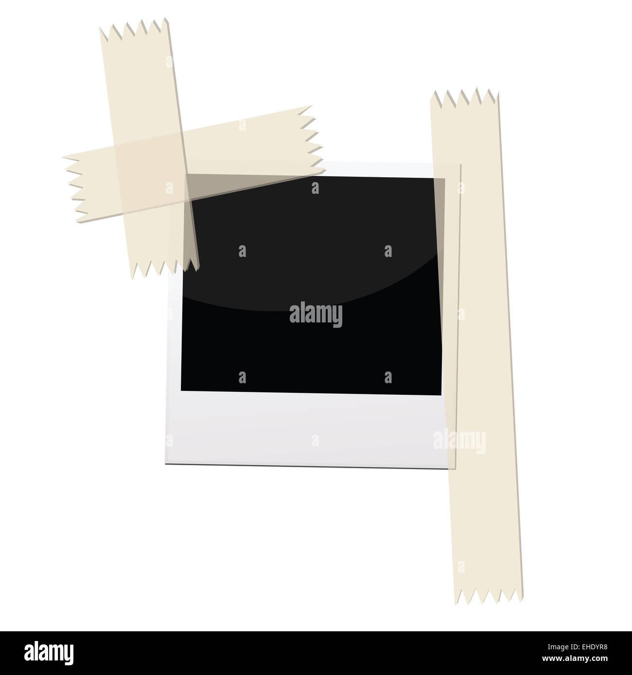 Polaroid frame tape hi-res stock photography and images - Alamy