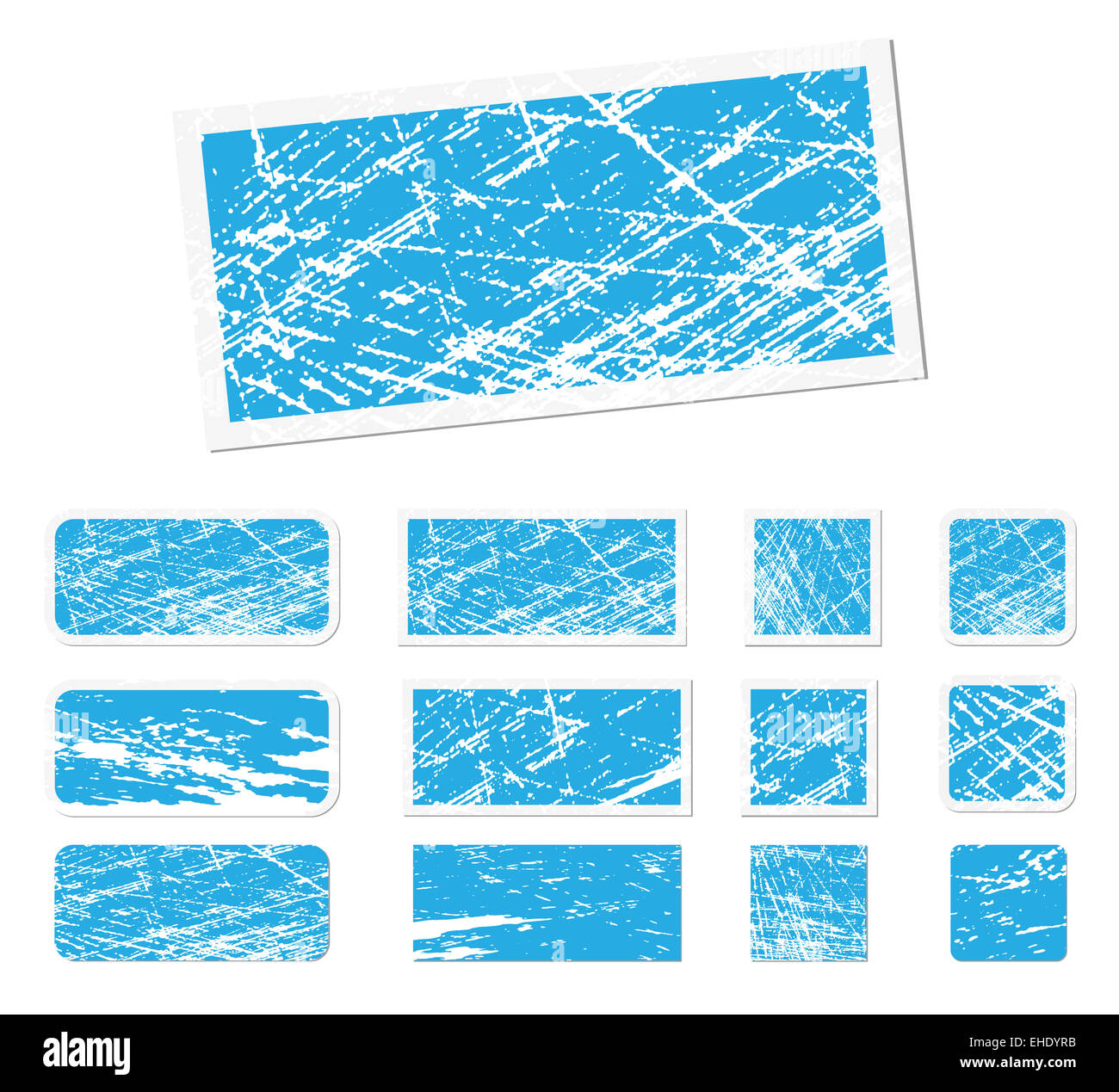 Grunge sticker hi-res stock photography and images - Alamy