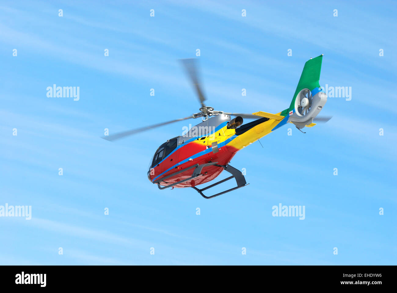 Fly small helicopter Stock Photo - Alamy