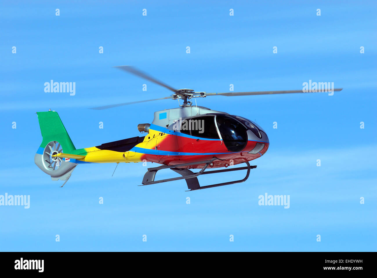 Fly small helicopter Stock Photo - Alamy