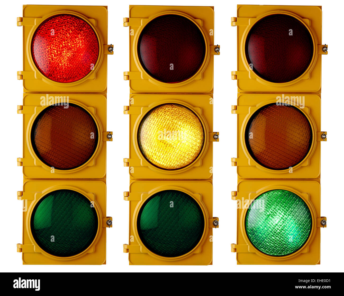 Amber traffic lights hi-res stock photography and images - Alamy