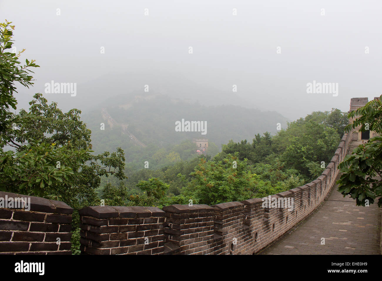 Photography of a Great Wall turret Stock Photo - Alamy