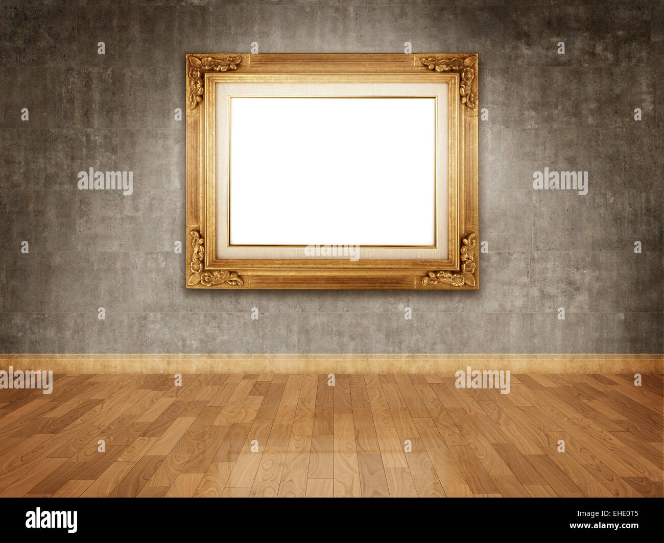 Empty frame on wall hi-res stock photography and images - Alamy