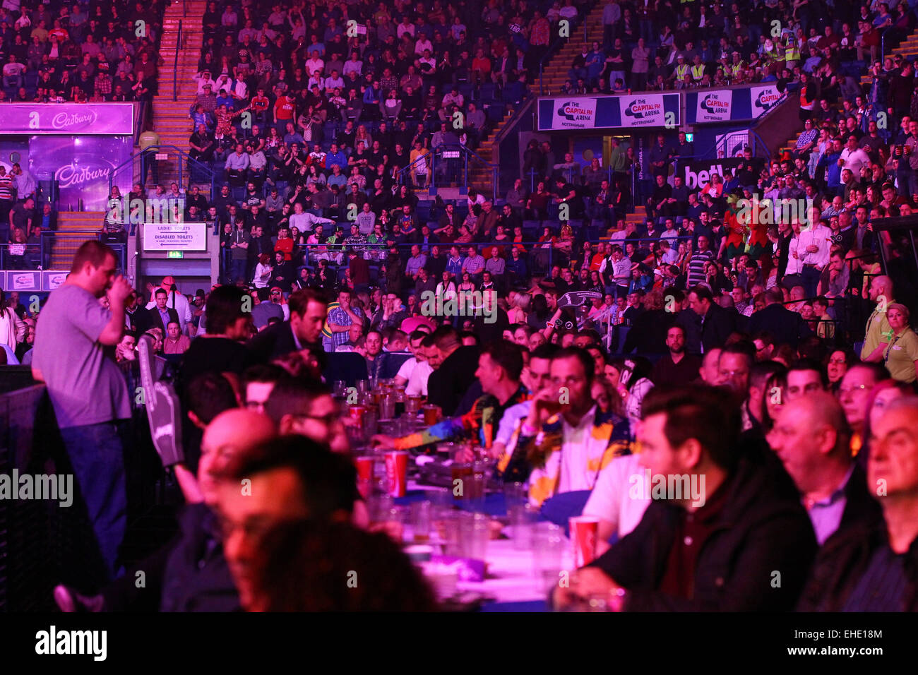 Capital FM Arena, Nottingham, UK. 12th Mar, 2015. PDC Premier League ...