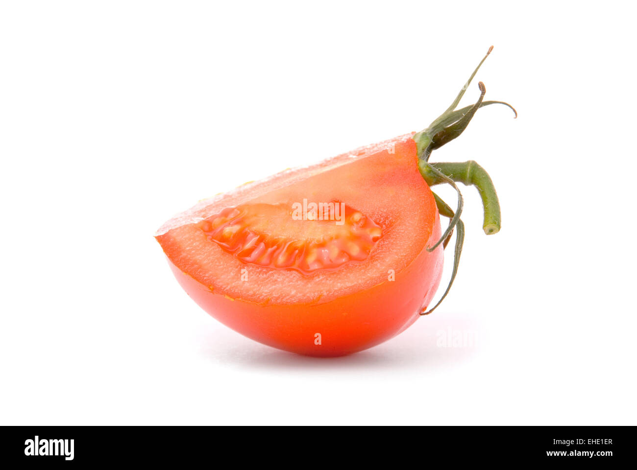 Fresh tomato isolated on white Stock Photo - Alamy