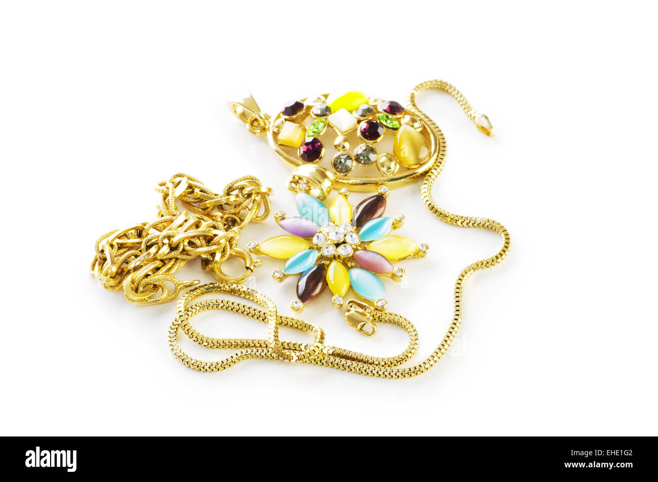 Gem brooch Cut Out Stock Images & Pictures - Alamy