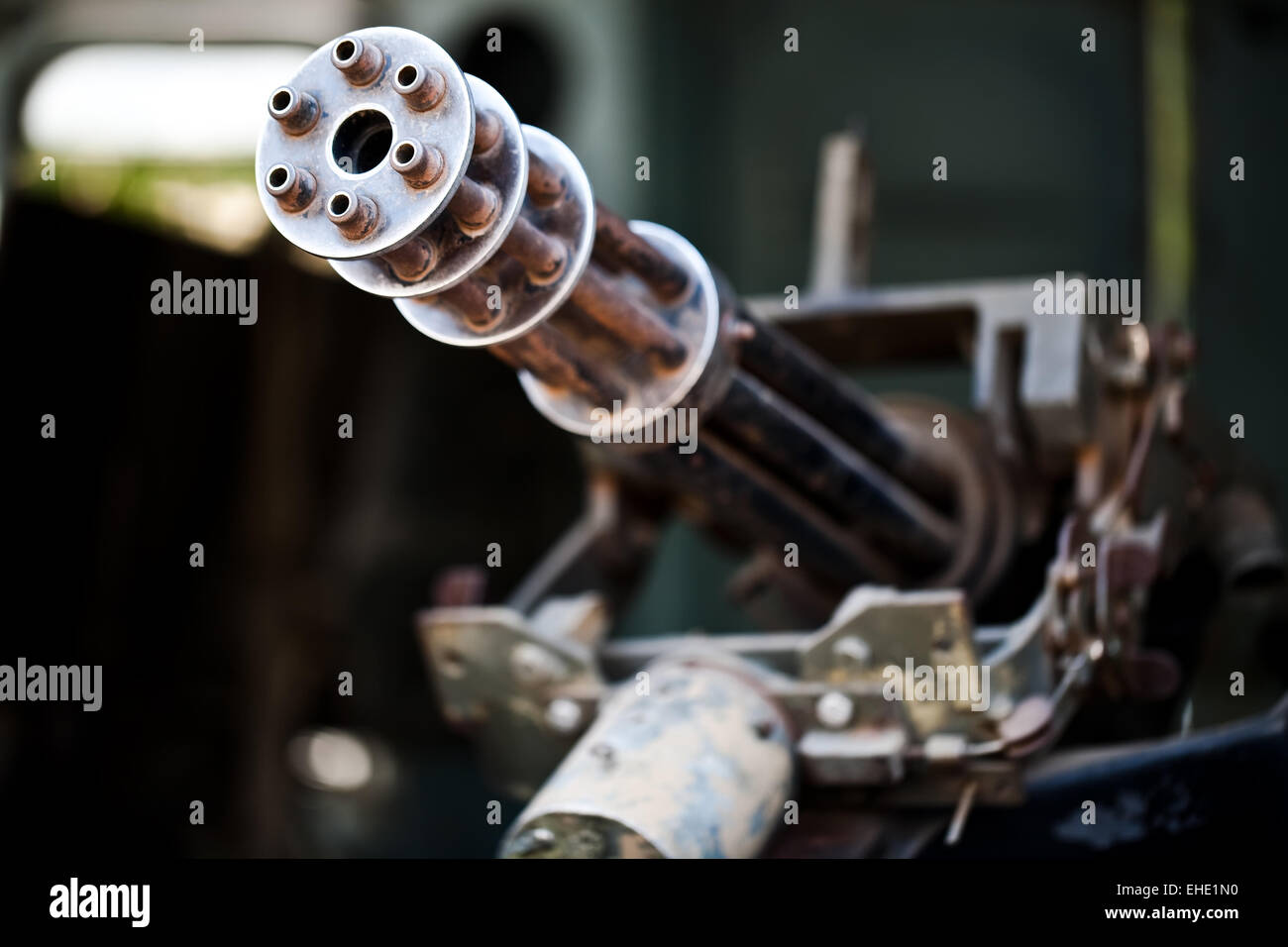 Old machine gun Stock Photo - Alamy