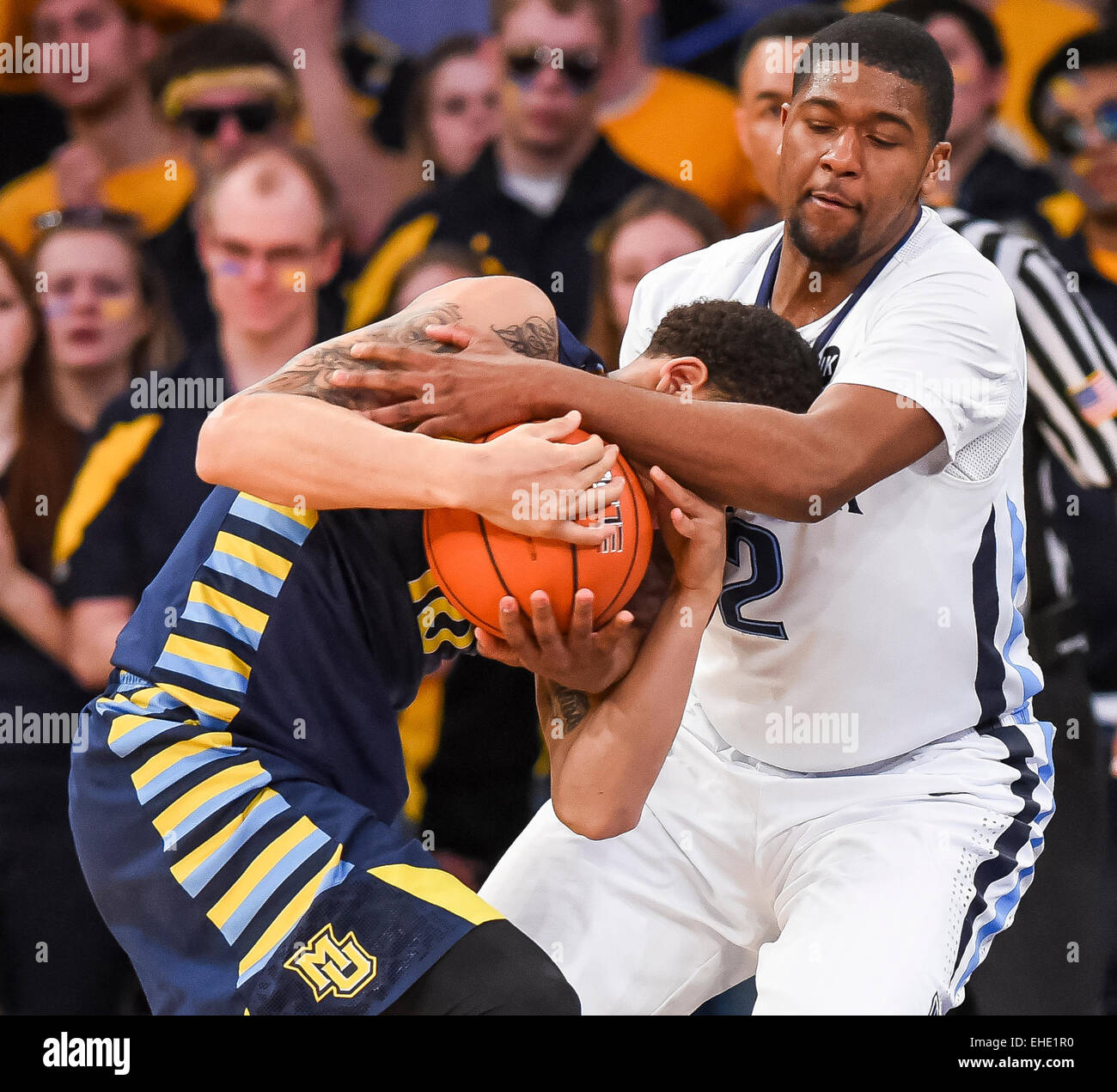 Marquette golden eagles forward juan anderson 10 hi-res stock ...