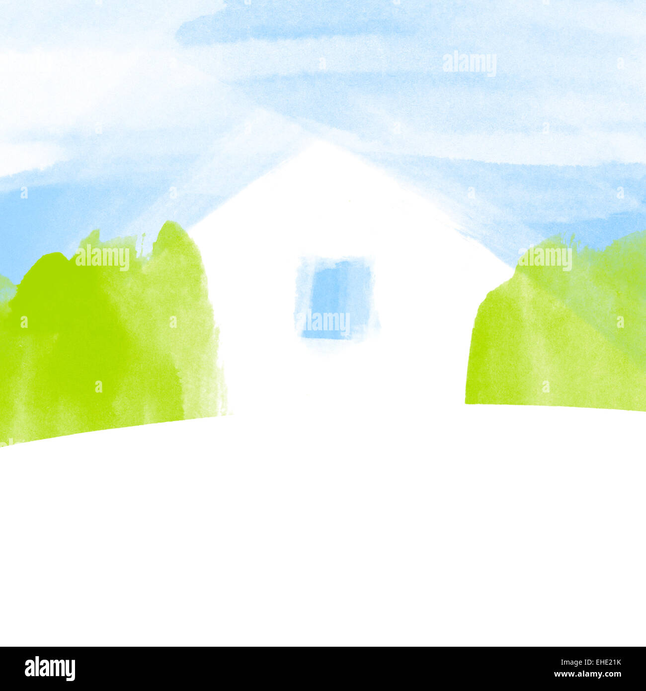 Cute house drawing icon hi-res stock photography and images - Alamy