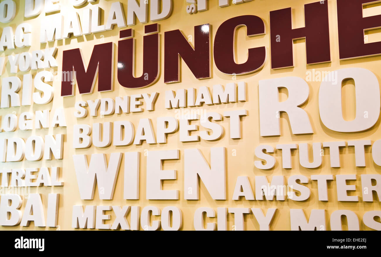 City names hi-res stock photography and images - Alamy