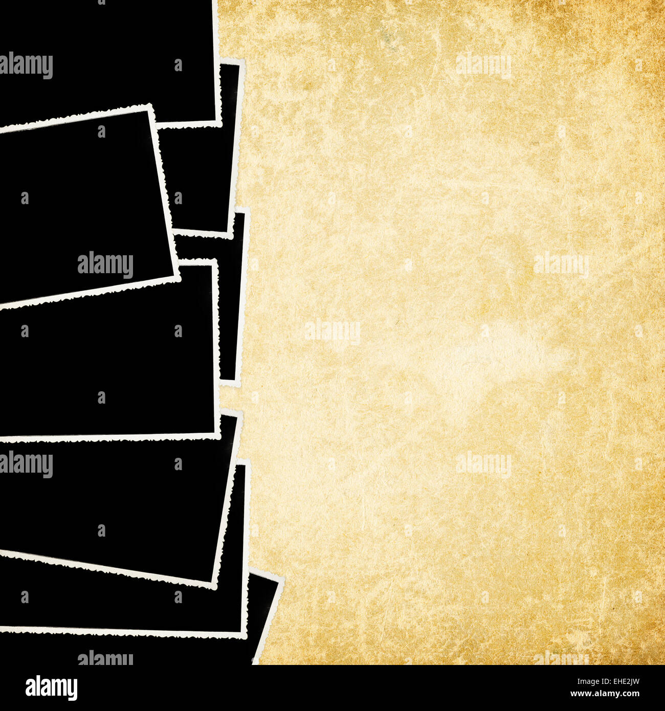 Old photos on vintage background Stock Photo - Alamy