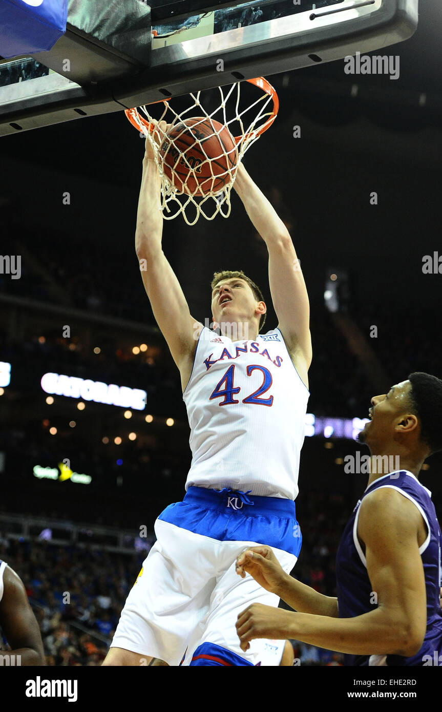 Kansas City, Missouri, USA. 12th Mar, 2015. Kansas Jayhawks forward ...