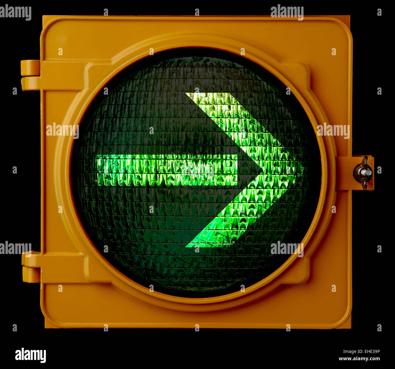 Right turn traffic light arrow Stock Photo - Alamy
