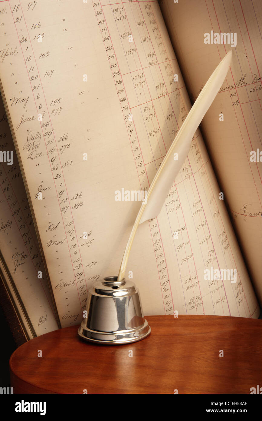 Old ledger hi-res stock photography and images - Alamy