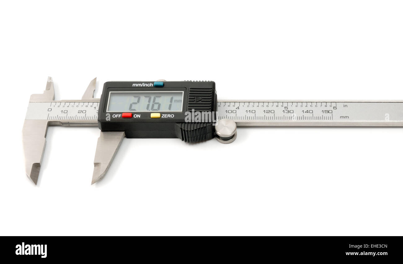 Electronic digital caliper Stock Photo - Alamy